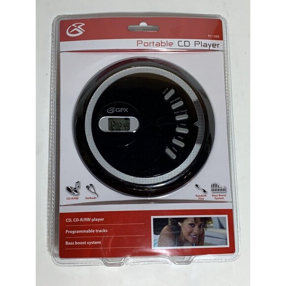 GPX | Portable Audio & Video | Gpx Pc8b Portable Cd Player Cdrrw Bass Boost New Sealed With ...